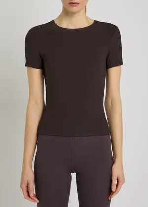 TALA 365 Ribbed Stretch-modal T-shirt