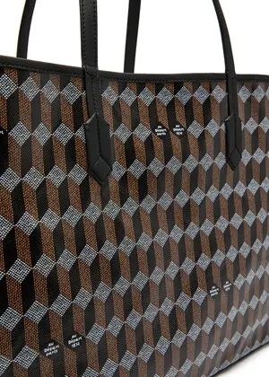 AU DEPART Au Départ No.55 Printed Leather Tote