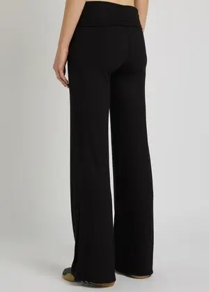 TALA Fold-over Flared-leg Trousers