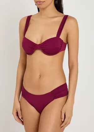 AWAY THAT DAY Naxos Ruched Bikini Briefs