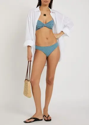 NOUNOU Missy Gingham Bikini Top
