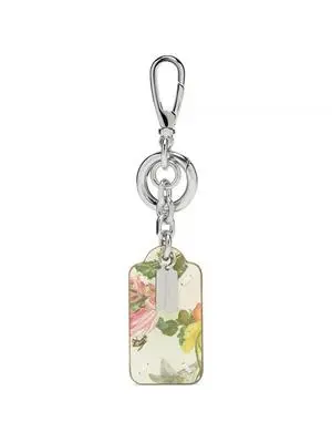 MAISON MARGIELA Tag Keyring - Neutrals