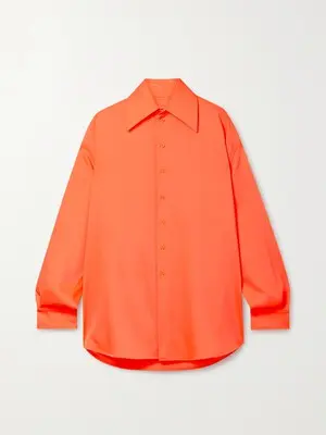 Christopher John Rogers Oversized Crepe Shirt