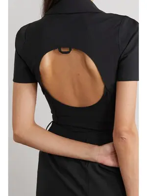 Jacquemus Tangelo Cutout Stretch-wool Top