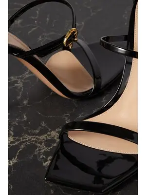 GIANVITO ROSSI 105 Patent-leather Sandals