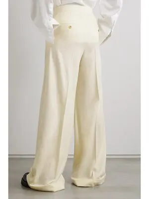Max Mara Catullo Wool-jersey Wide-leg Trousers