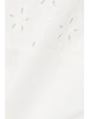 Chloé Broderie Anglaise Linen Blouse