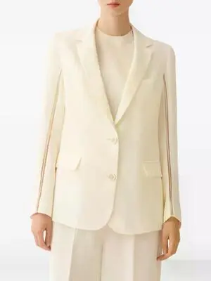 Fabiana Filippi Button Sleeve Panel Blazer
