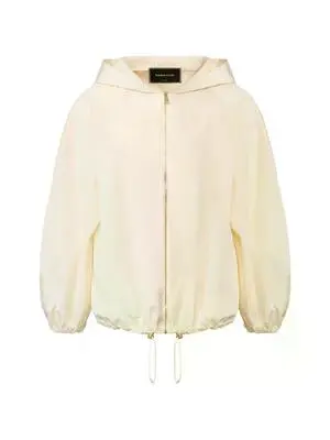 Fabiana Filippi Hooded Zip-up Coat - Neutrals