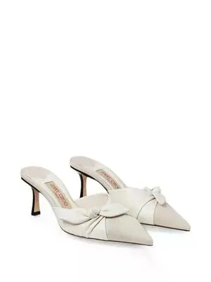 JIMMY CHOO Livi 65 Mules - Neutrals