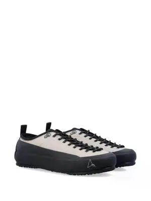 ROA Woven Detail Lace-up Sneakers