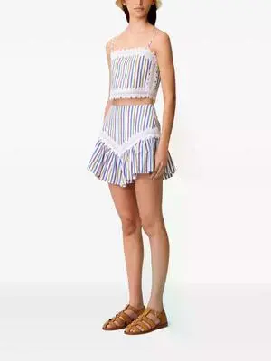 Claudie Pierlot Striped Lace Top