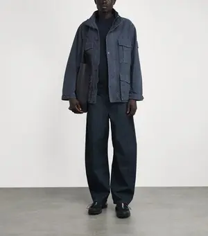 Stone Island Linen-blend Field Jacket