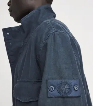 Stone Island Linen-blend Field Jacket