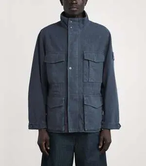 Stone Island Linen-blend Field Jacket