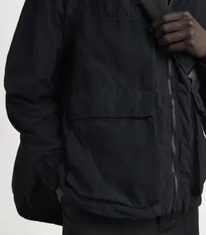 Stone Island Short Hooded Parka - Black