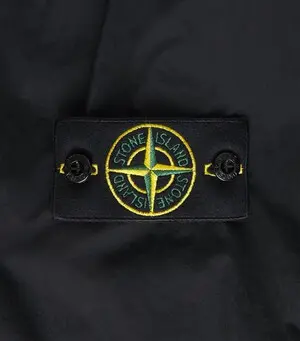 Stone Island Short Hooded Parka - Black