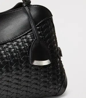 Ralph Lauren Braided Leather Shoulder Bag