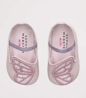 SOPHIA WEBSTER Embroidered Butterfly Ballet Flats