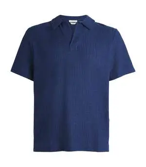 Jacob Cohen Geometric Polo Shirt - Navy