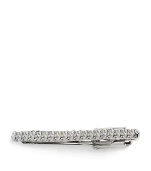 Tateossian Palladium-plated Quad Knot Tie Clip - Silver
