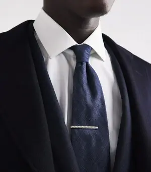 Tateossian Palladium-plated Quad Knot Tie Clip