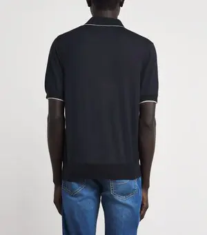 Jacob Cohen Wool-silk Polo Shirt
