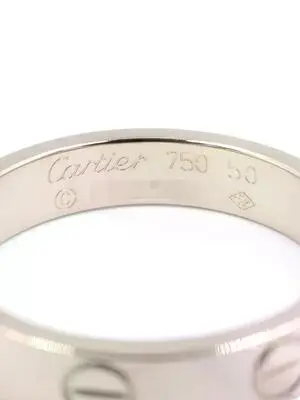Cartier 18k White Gold Love Ring