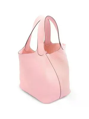 Hermès Picotan Lock Leather Tote Bag - Pink