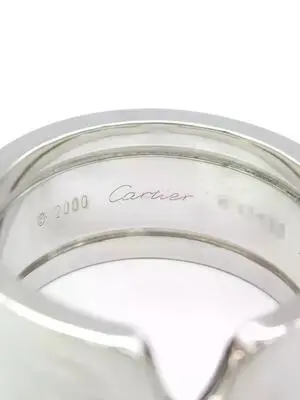 Cartier 18k White Gold C2 Ring - Silver