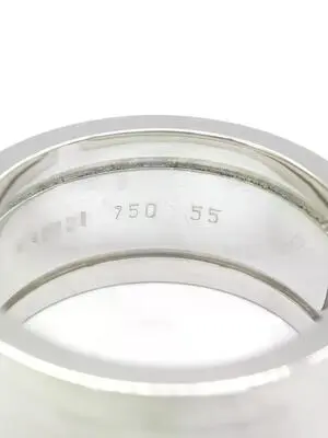 Cartier 18k White Gold C2 Ring - Silver