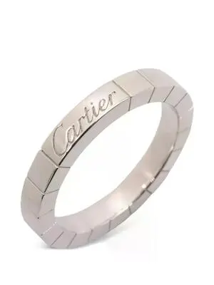 Cartier 18k White Gold Square Design Ring