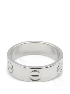 Cartier Love Ring In White Gold