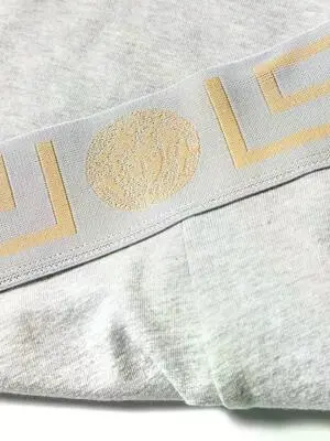 Versace Greca-waistband Cotton Boyshort
