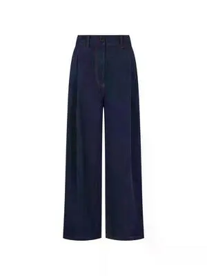 STUDIO TOMBOY Elasticated-waist Wide Leg Jeans