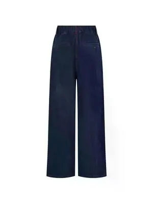 STUDIO TOMBOY Elasticated-waist Wide Leg Jeans