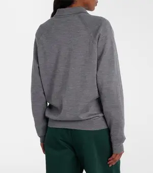 Miu Miu Virgin Wool Polo Sweater
