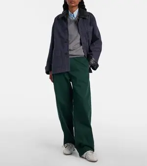 Miu Miu Virgin Wool Polo Sweater