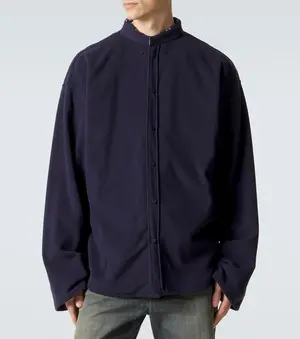 Balenciaga Reversible Flannel And Fleece Shirt