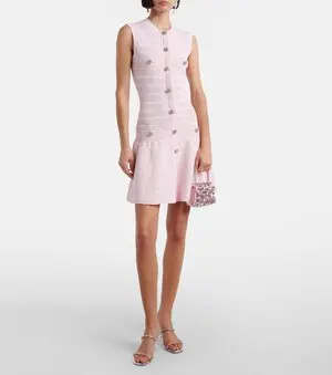 SELF-PORTRAIT Mini Embellished Top-handle Bag - Pink
