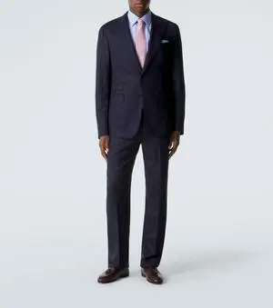Dunhill Wool Slim Fit Trousers
