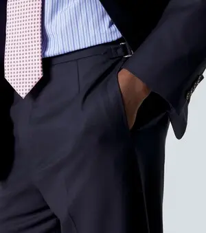 Dunhill Wool Slim Fit Trousers
