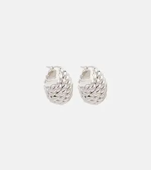 TOTEME Rope Hoop Earrings - Silver