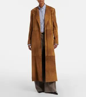 THE ROW Raisa Suede Coat