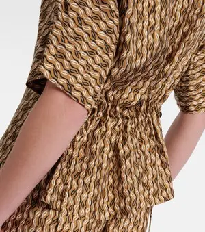 Max Mara Nordica Printed Silk Blouse