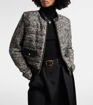 Moncler Down-paneled Wool-blend Jacket