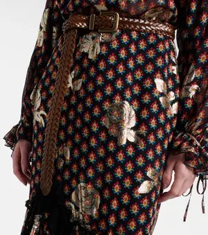 Etro Braided Leather Belt