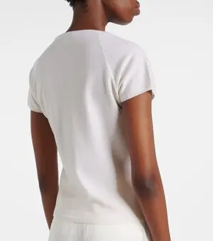 Vince Wool And Cashmere-blend Top - White