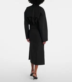 Sportmax Velo Cotton Pencil Skirt