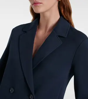 Max Mara Badia Double-breasted Cotton-blend Blazer